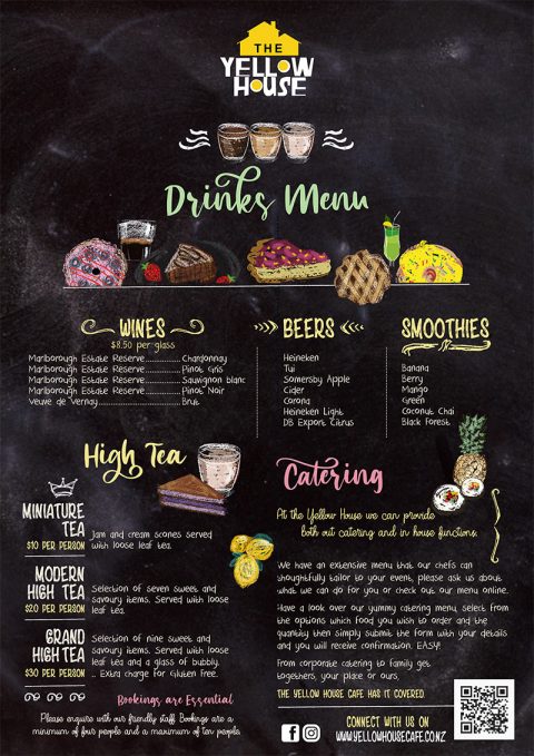 Menu | Yellow House
